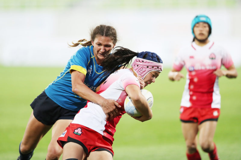 Japan with dramatic victory over Kazakhstan - Asia Rugby - #ARW7s
